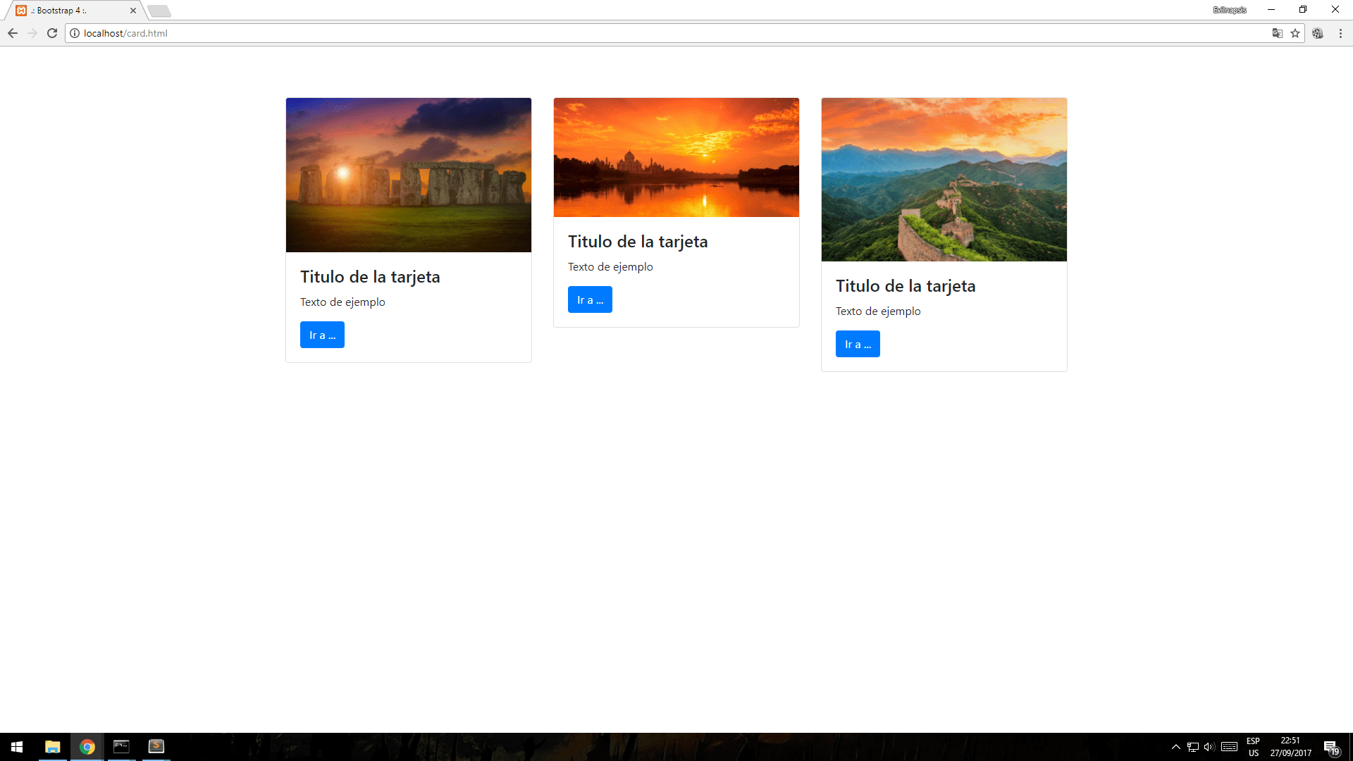 Bootstrap 4: Introduccion a las Cards o Tarjetas – Evilnapsis
