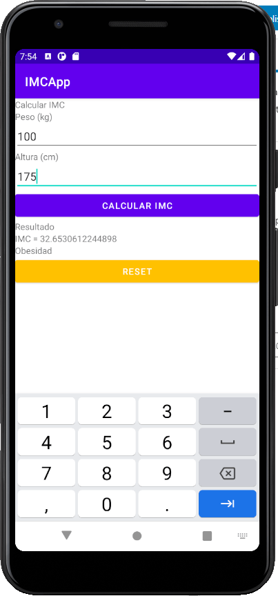 Aplicación Para Calcular IMC o Índice de Masa Corporal en Java Android – Evilnapsis