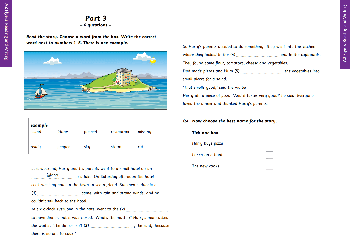 |EE-028a| YLE – A2: Flyers – Reading and Writing Exam - Exam Seekers