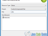 Android Custom Components Example Java Code Geeks