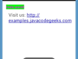 Android Textview Example Java Code Geeks
