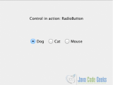 Java Swing Radio Button Example Java Code Geeks