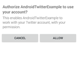 Android Twitter Login And Twitter Post Example Java Code Geeks