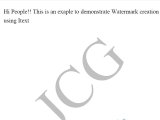 Itext Watermark Example Java Code Geeks
