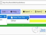 Vaadin Menu Example Java Code Geeks