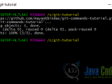 Git Commands Tutorial Java Code Geeks
