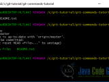 Git Commands Tutorial Java Code Geeks