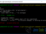 Git Commands Tutorial Java Code Geeks