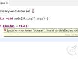 Java Keywords Tutorial Java Code Geeks