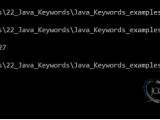 Java Keywords Tutorial Java Code Geeks