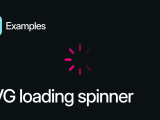 Svg Loading Spinner Motion Example