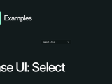Base Ui Select Motion For React Example