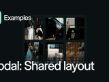 Modal Shared Layout Motion For React Example