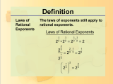 Rational Exponents Form Key Examples Explained