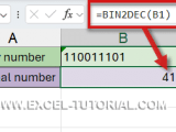 Convert Binary Number To Decimal In Excel 0пёџвѓј 1пёџвѓј