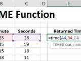 How To Use The Time Function In Excel Excelbuddy