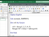 Vba Isarray Function Syntax Example