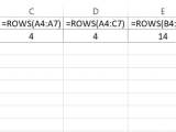 Exploring Excel Rows Function Count Rows In Ranges And Arrays Excel