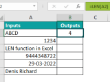 Len Excel Function Formula Examples How To Use