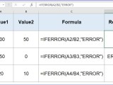 How To Use Iferror Function Excelnotes
