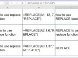 How To Use Replace Function Excelnotes