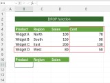 Excel Drop Function Tutorial Excel Road Map
