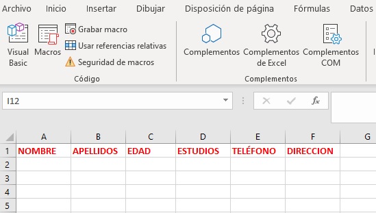 COLOCAR ENCABEZADOS CON VBA IGUALANDO UN RANGO A UN ARRAY - Excel Signum