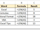 Len Function In Excel Find Number Of Characters Excel Unlocked