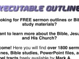 Executable Outlines Free Sermon Outlines And Bible Studies