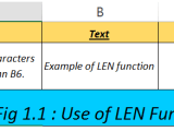 Len Length Function Execute Excel Learnings