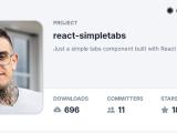 React Simpletabs Ecosystem Directory Market Dev