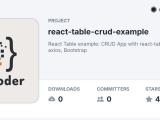 React Table Crud Example Ecosystem Directory Market Dev
