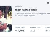 React Tabtab Next Ecosystem Directory Market Dev