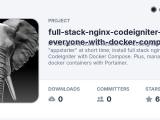 Full Stack Nginx Codeigniter For Everyone With Docker Compose