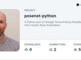 Posenet Python Ecosystem Directory Market Dev