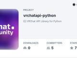 Vrchatapi Python Ecosystem Directory Market Dev