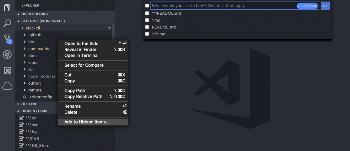 Explorer Exclude Visual Studio Marketplace
