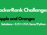 Apple And Oranges Hackerrank Solution In C C Java Python
