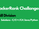 Bill Division Hackerrank Solution In C C Java Python