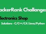 Electronics Shop Hackerrank Solution In C C Java Python