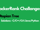 Utopian Tree Hackerrank Solution In C C Java Python