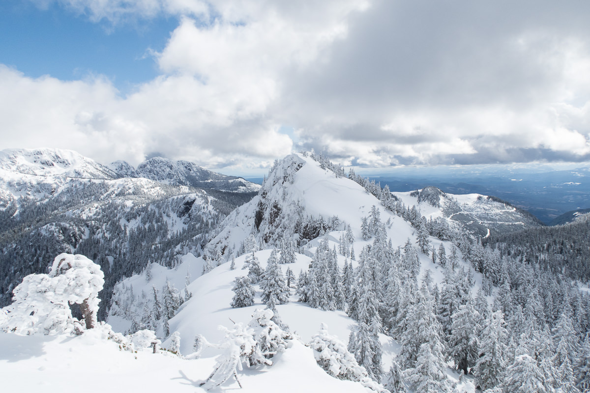 A first winter ascent of Mount Milner, in the Prince of Wales Range ...