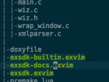 Exvim Project Window