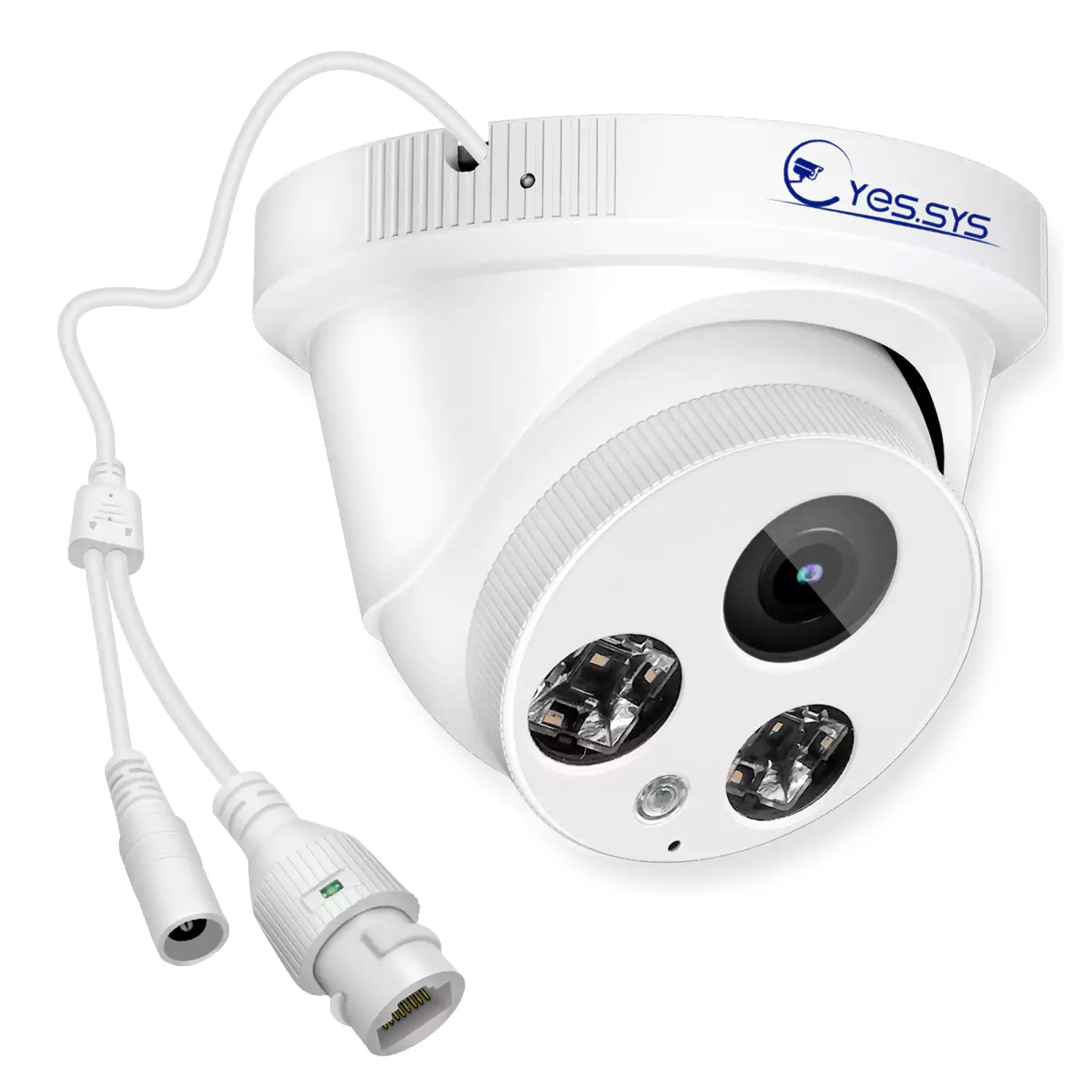 Audio 2.8mm Wide Angle 8MP 4K POE ColorVu Onvif Camera - Security ...