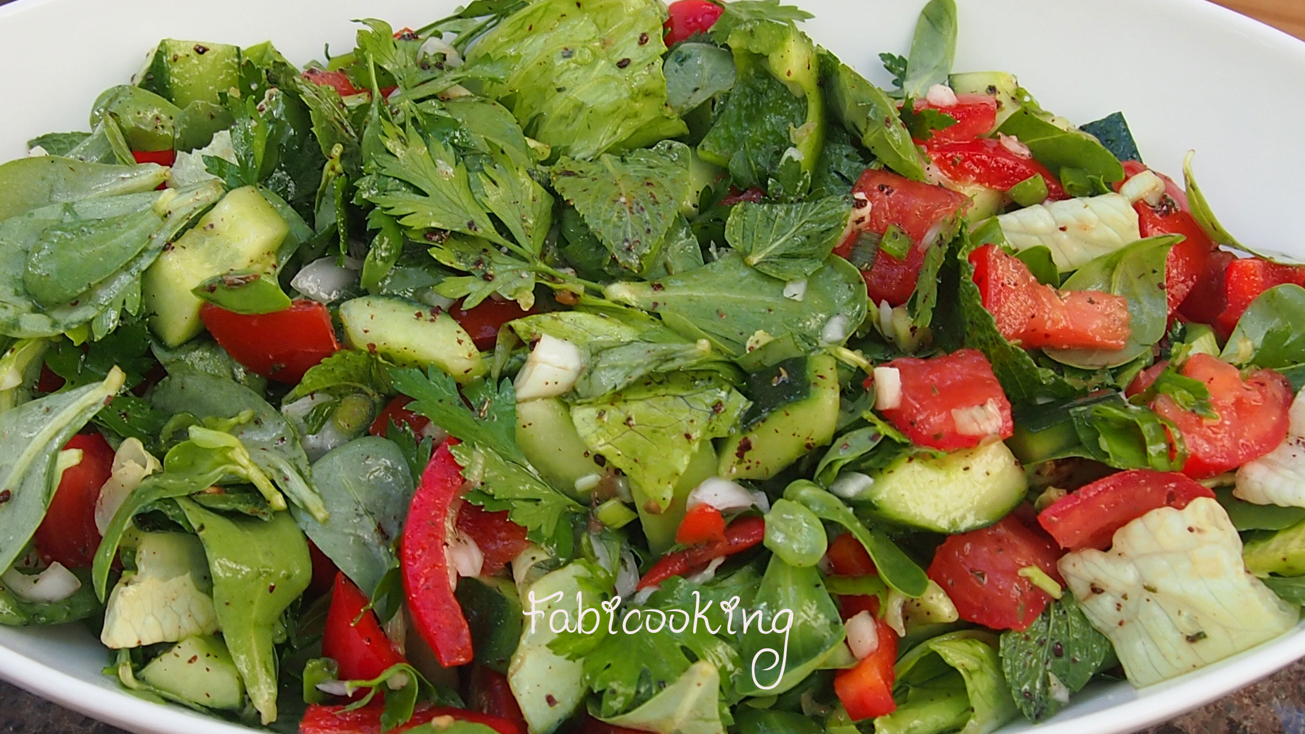 Salade Fattouche - FabiCooking