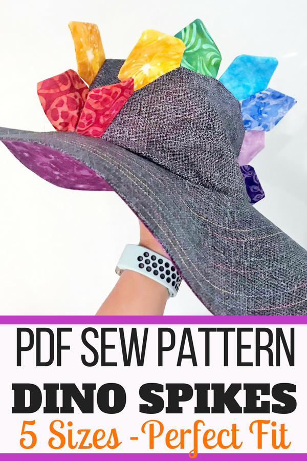 FREE Dinosaur Spike SVG Cut Files & PDF Sewing Pattern - Fabric Ninja