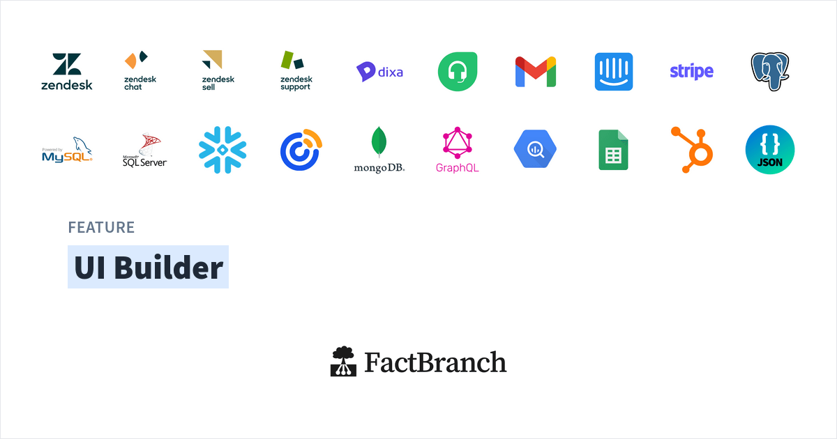 User Interface Builder Factbranch Features