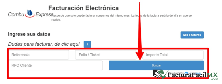 Combu Express Facturar Ticket En Linea Paso A Paso 2026