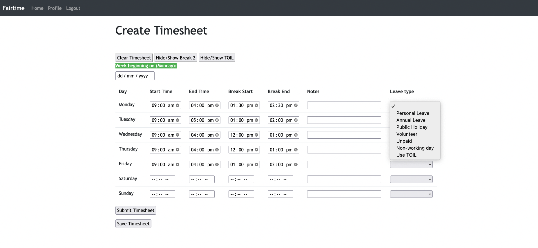 Fairtime - Timesheet & Award Interpretation - Payroll Compliance