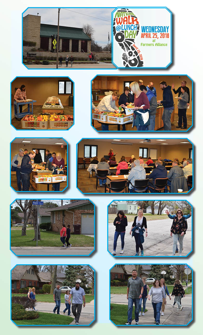 Wellness Committee hosts National Walk at Lunch Day.